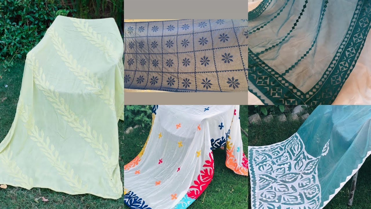 Traditional sindhi culture applique/tuk chadar design's #applique - YouTube