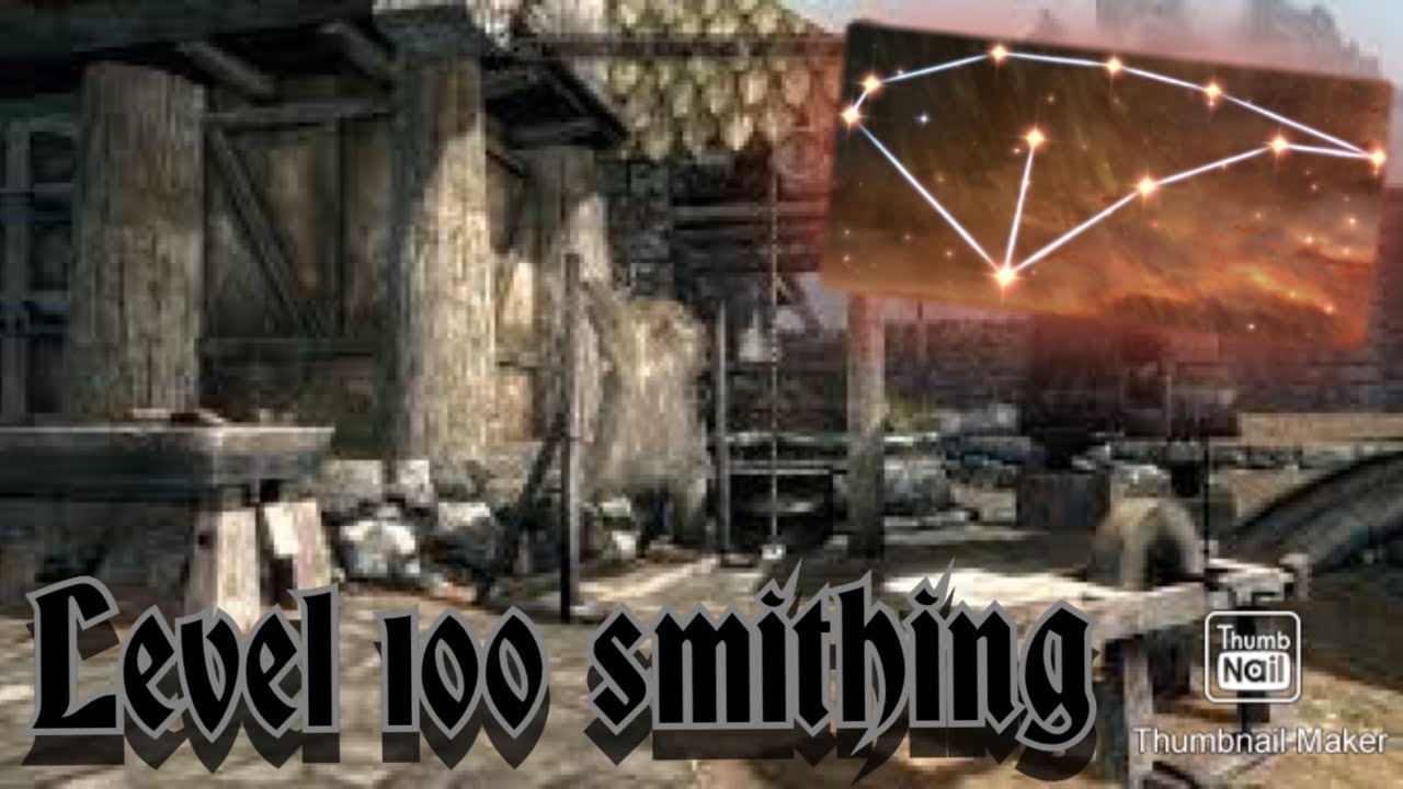 Elder Scrolls V: Skyrim - Level up Smithing Fast!! - YouTube