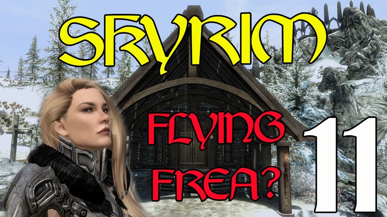 Skyrim Legendary Difficulty |The Dragonborn | FLYING FREA? | Modded ...