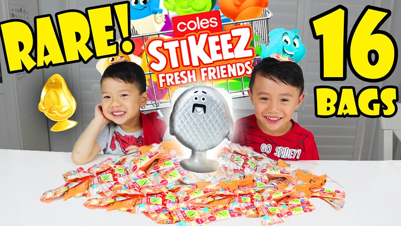Coles Stikeez Fresh Friends Collectibles #2 | Rare Stikeez Found! - YouTube