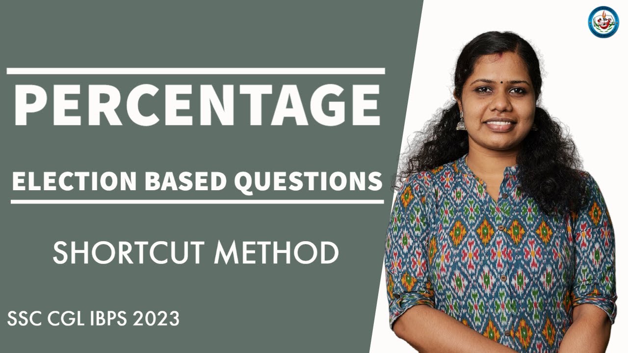Percentage | Election Based Question Shortcut Method for bank exam 2023 ...