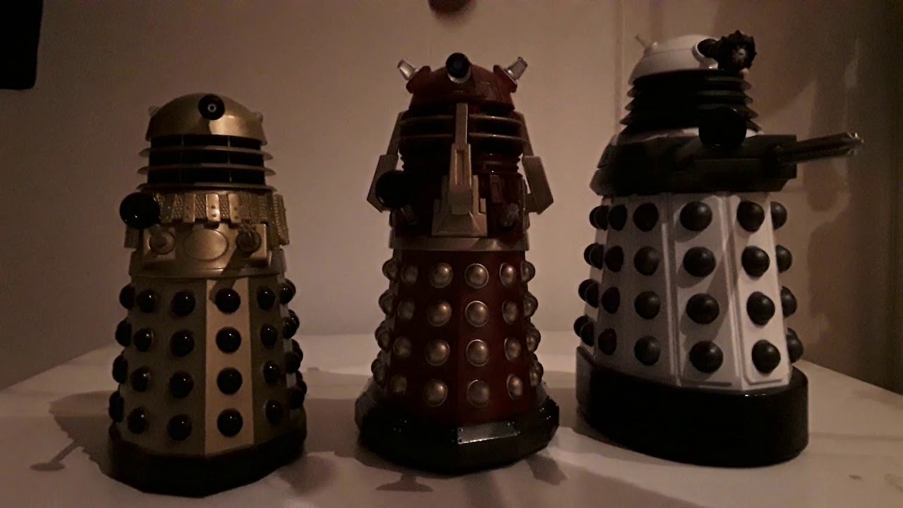 BBC Gold supreme dalek from day of the dalek s figure review - YouTube