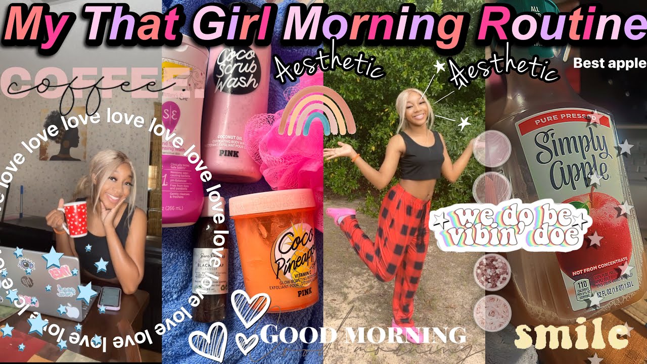 My “That Girl” Morning Routine! @7AM ~Aesthetic~ ♡ - YouTube