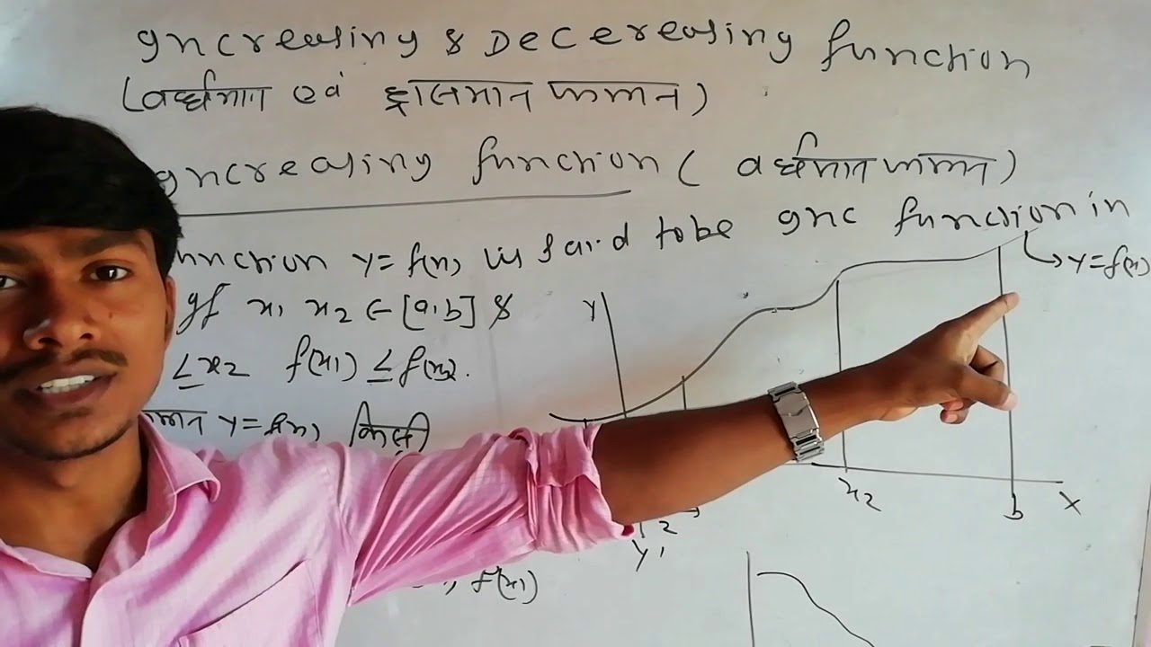 INCREASING & DECREASING FUNCTIONS //CLASS 12TH //MATHS //NCERT //BY ...