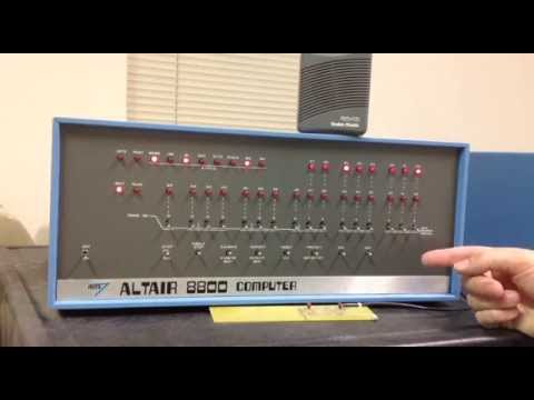 Altair 8800 - Video #29 - Music on an Altair 8800 - YouTube