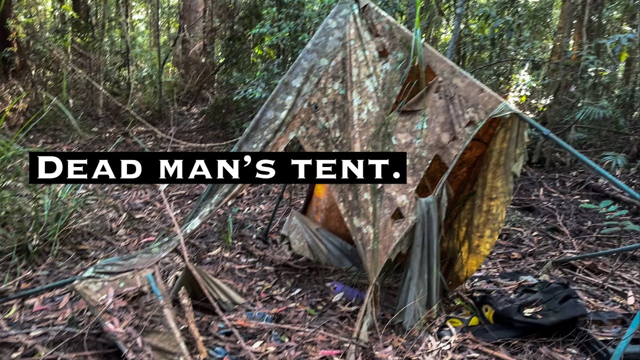 CREEPY ABANDONED TENT in the MIDDLE OF THE BUSH….Linked to body found ...