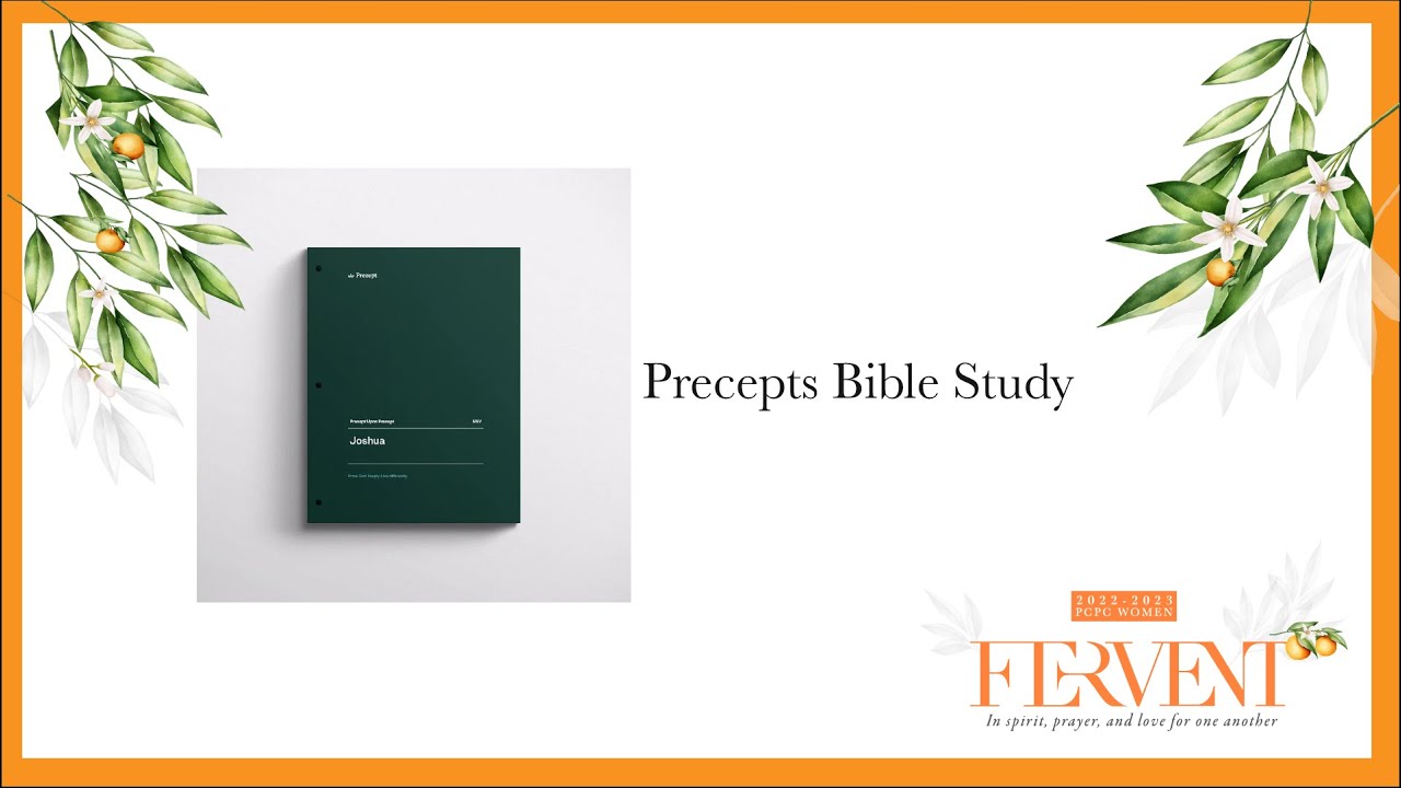 Precepts Bible Study - Joshua, Lesson 5 - October 11, 2022 - YouTube