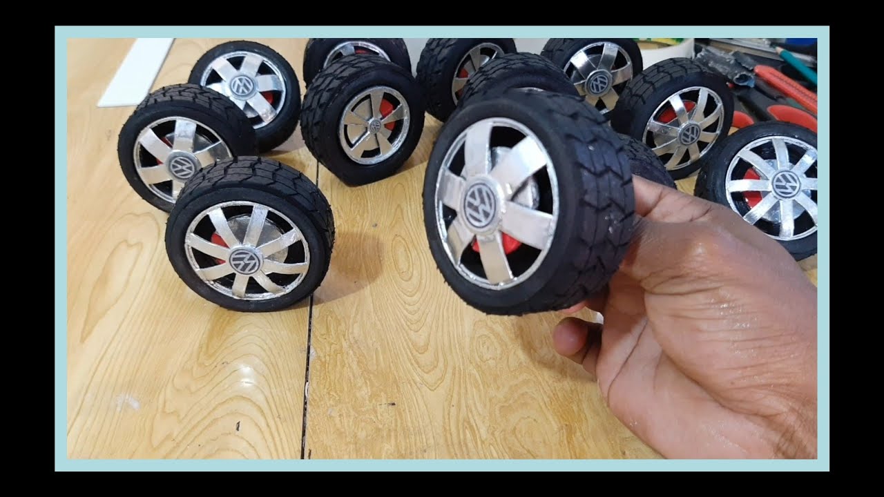MINI PNEUS RODAS ARTESANAIS ADRIANO MINIATURAS - YouTube