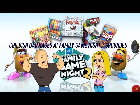 Childish Dad Rages at Family Game Night / Grounded - YouTube