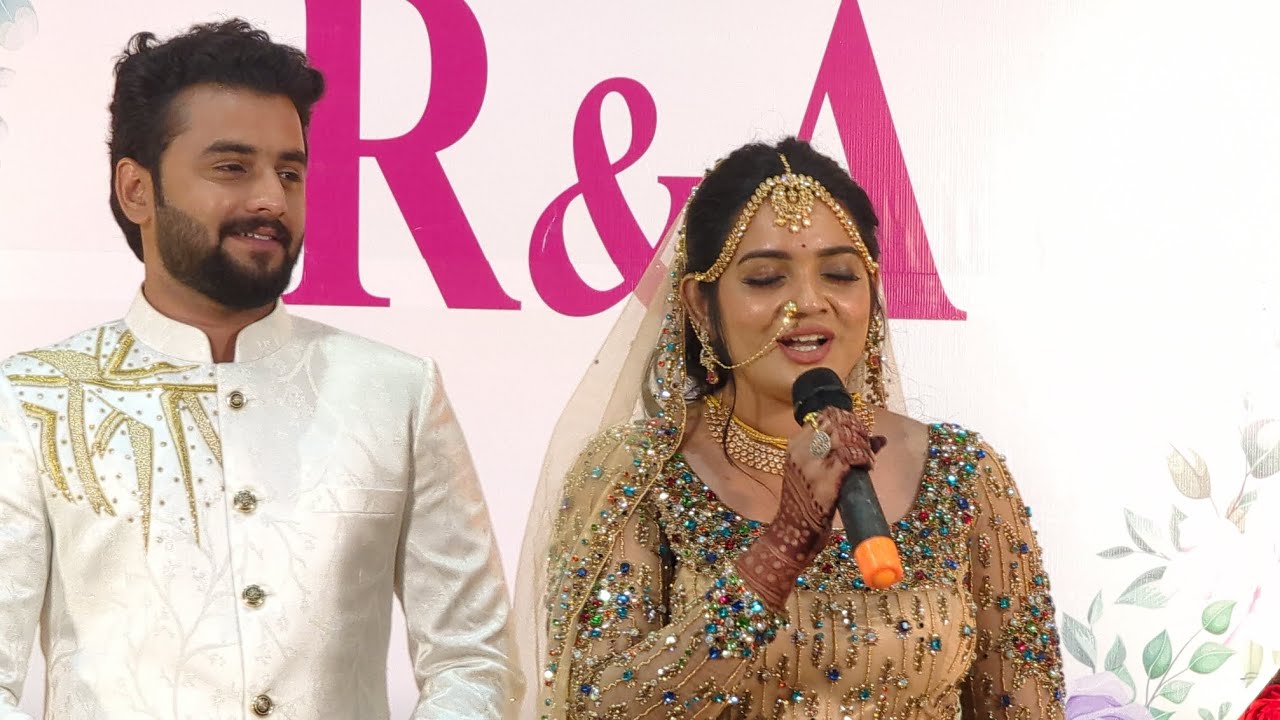 കല്യാണത്തിന് പാട്ടുപാടി ഞെട്ടിച്ച് Aswathy Rahul 😍 Ennum Sammatham ...