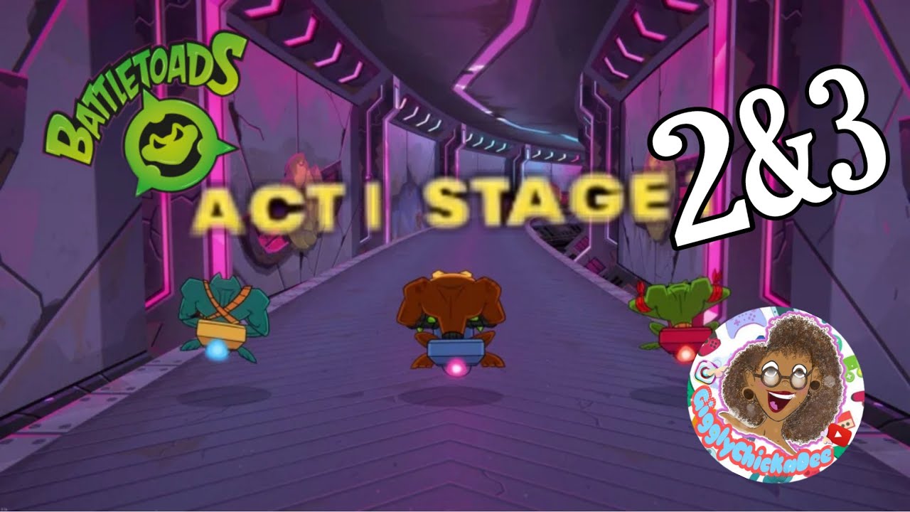 Battletoads 2020 act 1 stage 2 and 3 - YouTube