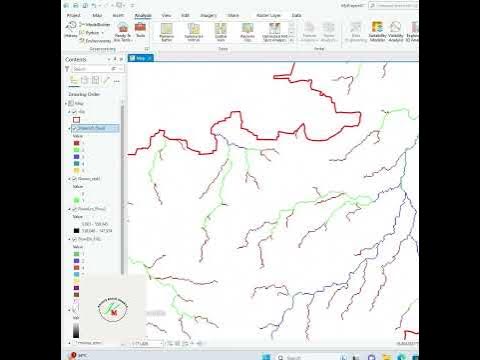 How to Create Stream Order Map (Hydrology) in ArcGIS Pro #arcgispro #gis #map #arcmap - YouTube