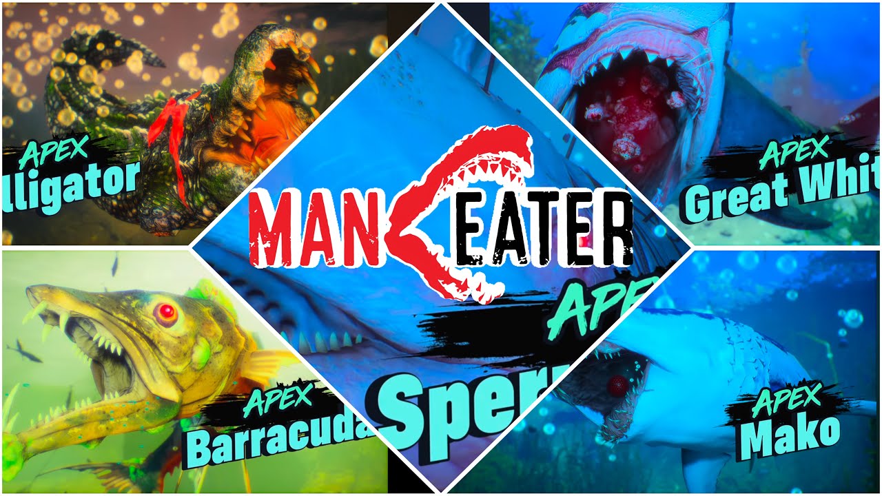 MANEATER | All Bosses - YouTube