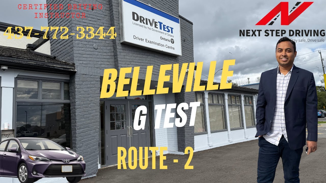 Belleville G Drive Test Route 2/ update Nov 2024 - YouTube