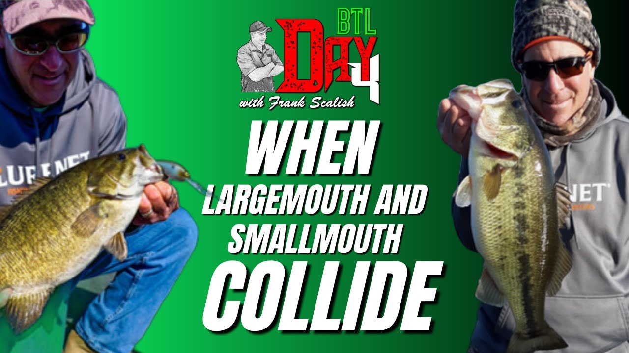 WHEN LARGEMOUTH AND SMALLMOUTH COLLIDE (DAY 4 #231 WITH FRANK SCALISH ...
