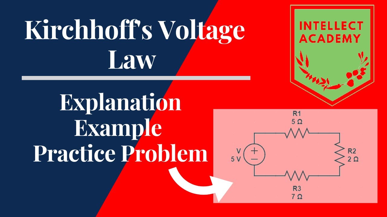 KVL (Kirchhoff's Voltage Law) Explanation| Example| Practice Problems ...