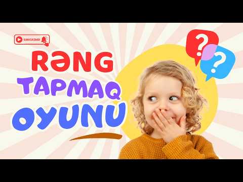 Rəngləri Tap! | Uşaqlar üçün Əyləncəli Öyrədici Oyun