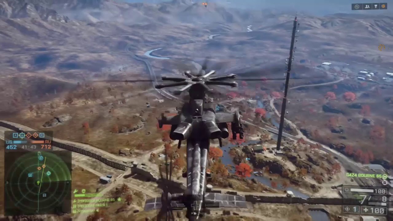 BF4 ATTACK HELICOPTER PBF - YouTube