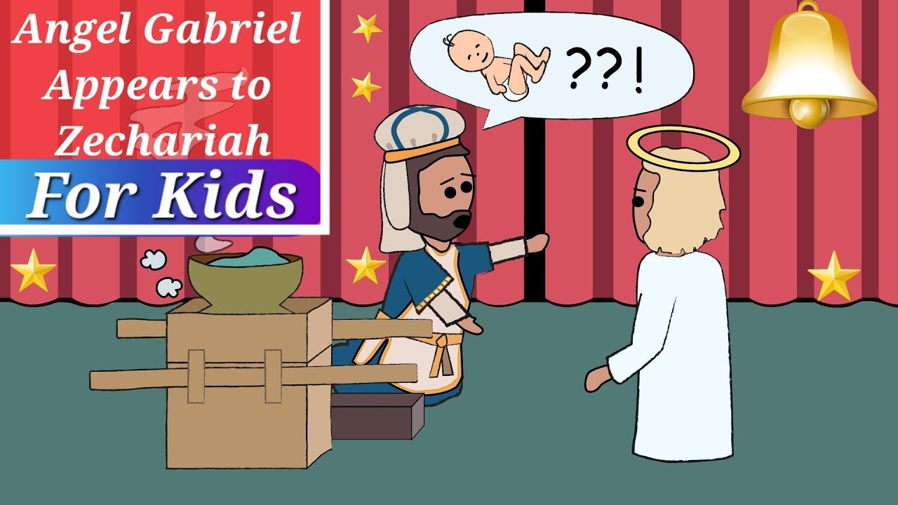 Angel Gabriel Appears to Zechariah (For Kids) - YouTube