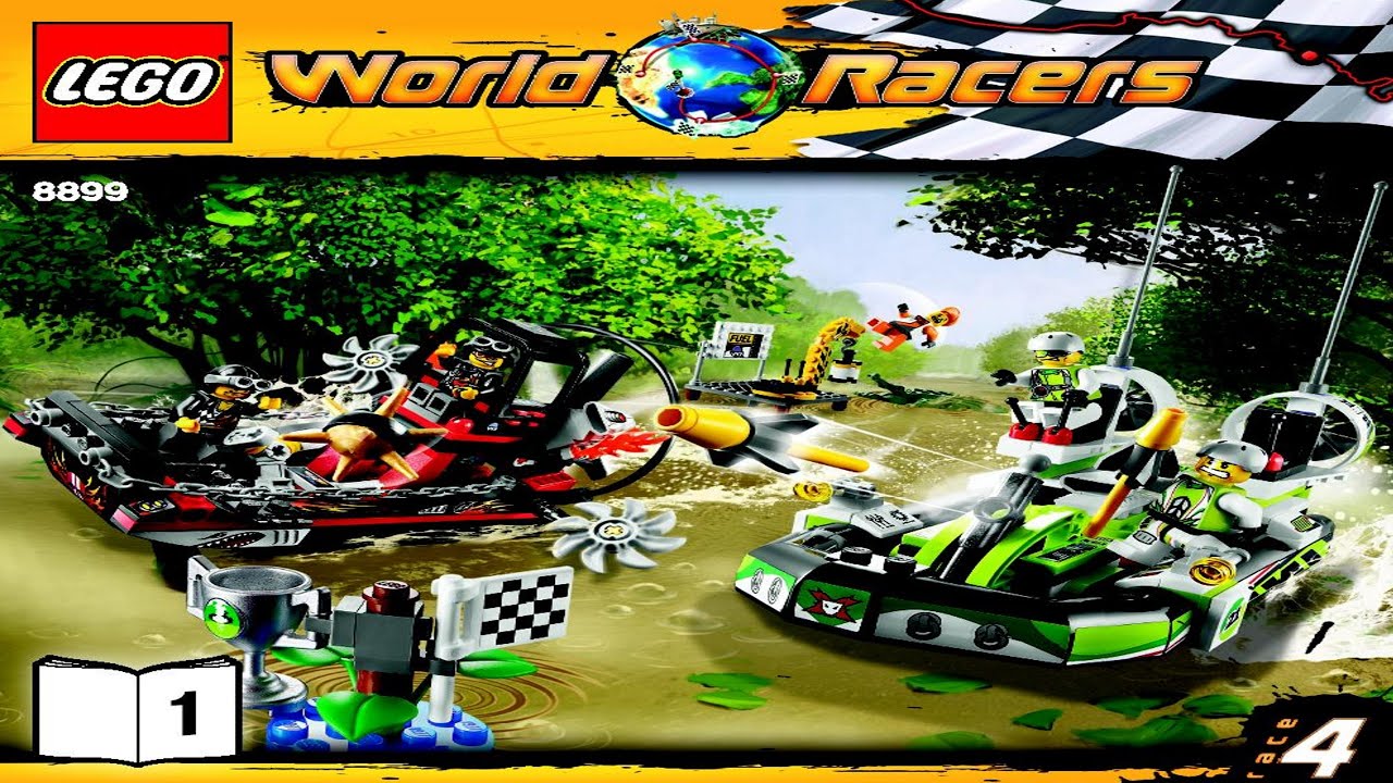 LEGO instructions - World Racers - 8899 - Gator Swamp (Book 1) - YouTube