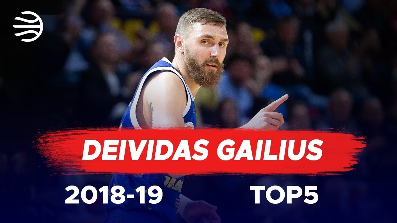 Deividas Gailius. TOP5 momentai iš 2018-2019 m. sezono - YouTube