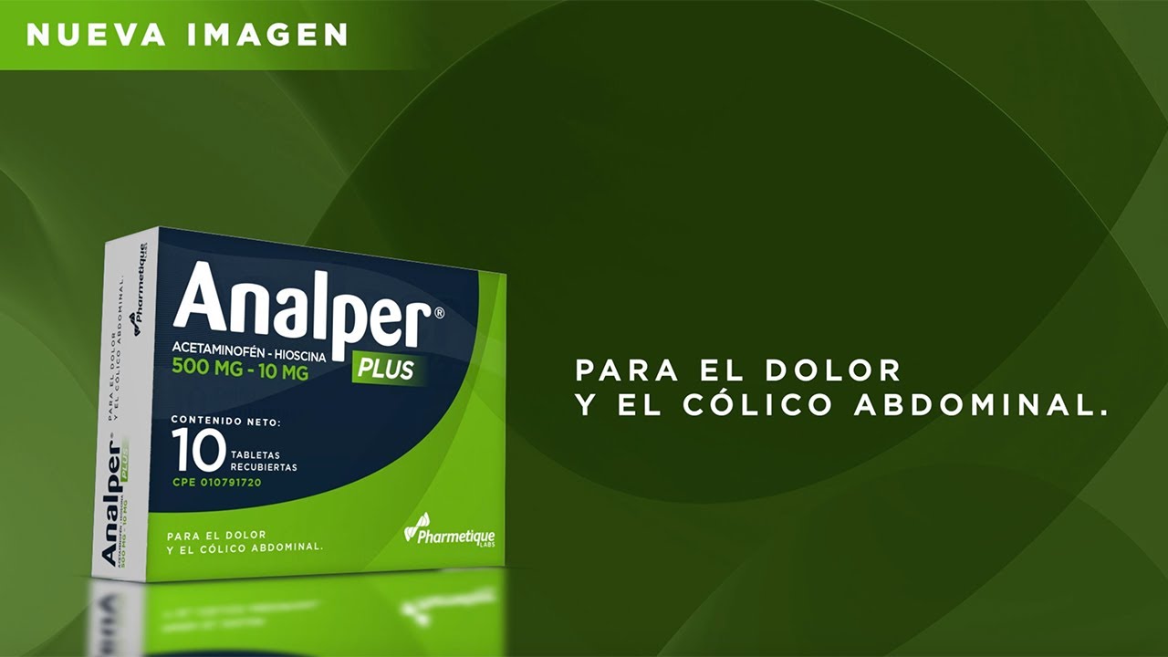 ANALPER TE DA UN PLUS. Para el dolor y el cólico abdominal. - YouTube