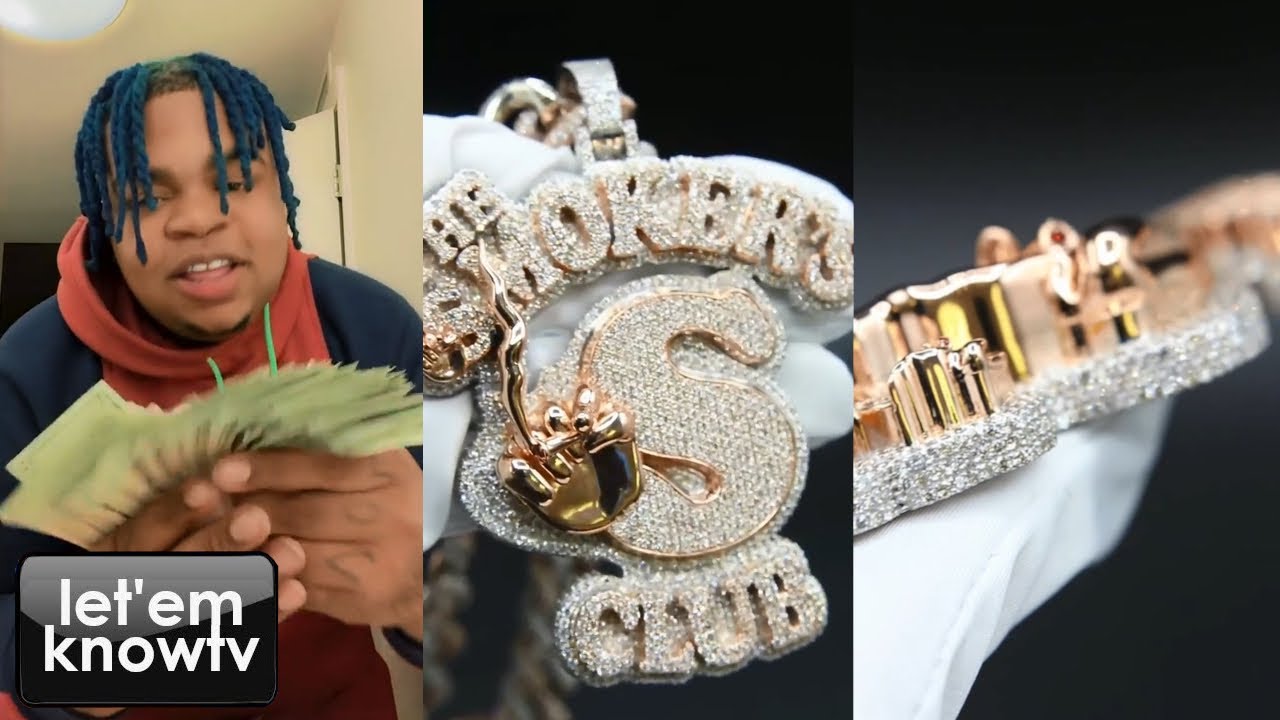 Rapper Big Yavo Just Dropped The Bag On A New Crazy Diamond Piece From ...
