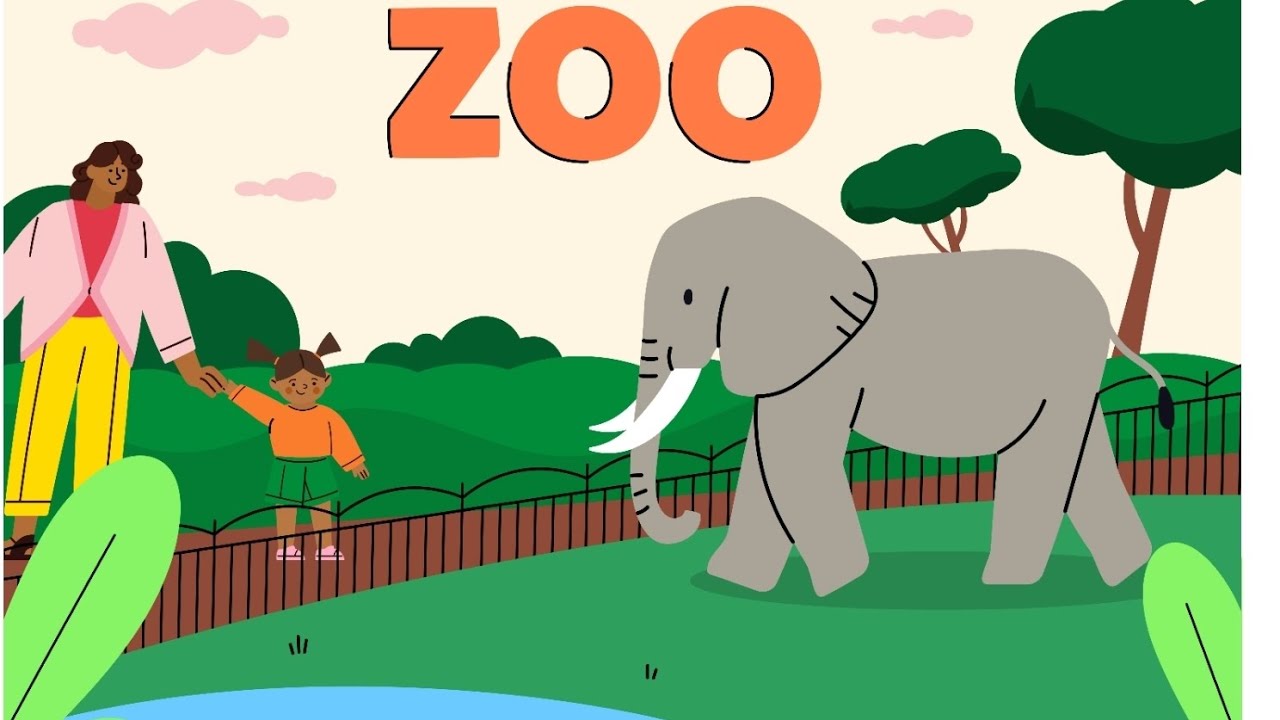 Fun at zoo lets enjoy kids #HelloKids - YouTube