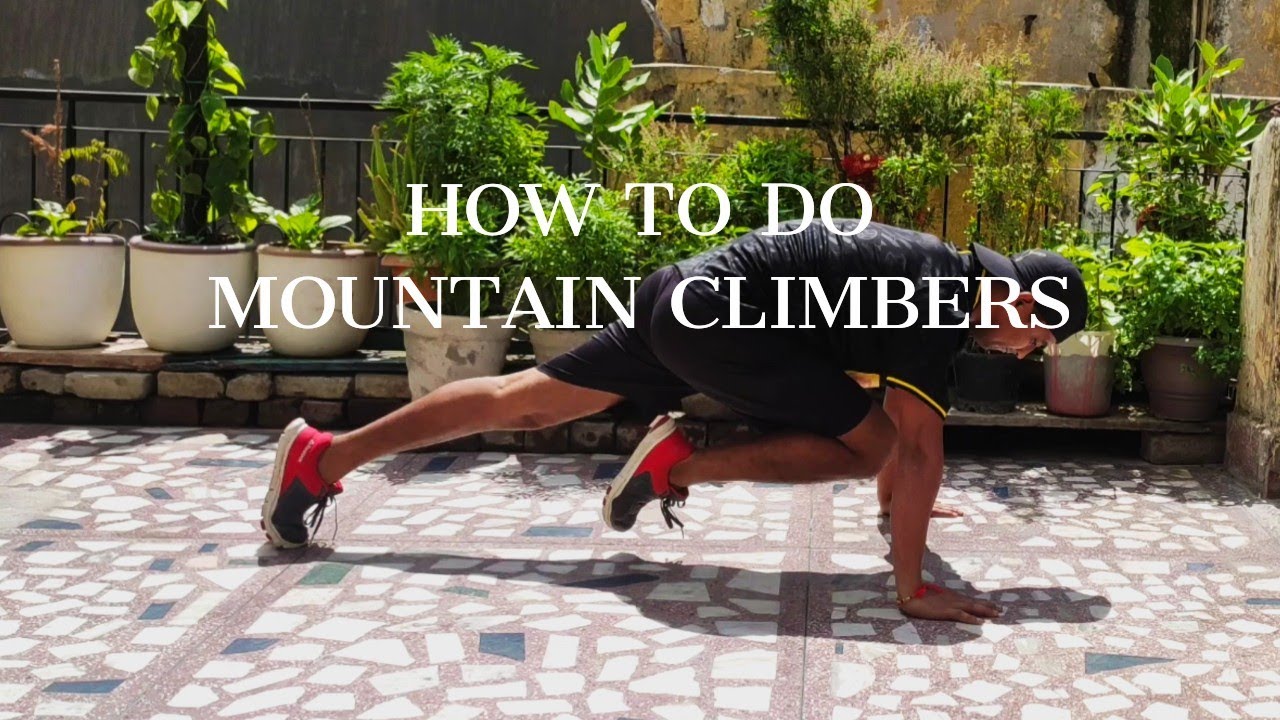 How to Do Mountain Climbers | Mountain Climbers Core Exercise - YouTube
