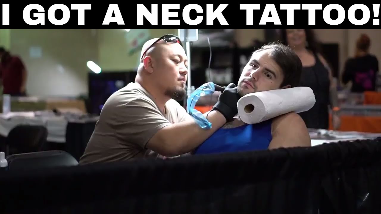 I GOT A NECK TATTOO! - YouTube