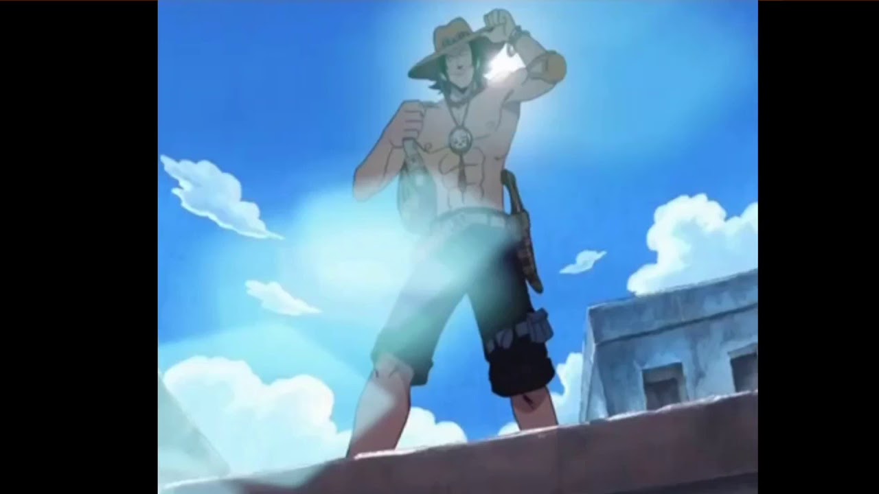 Luffy vs Ace arm wrestling moment - YouTube