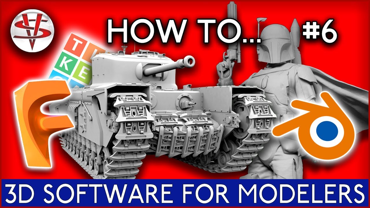 HOW TO... PART 6 '3D SOFTWARE FOR MODELLERS' - YouTube