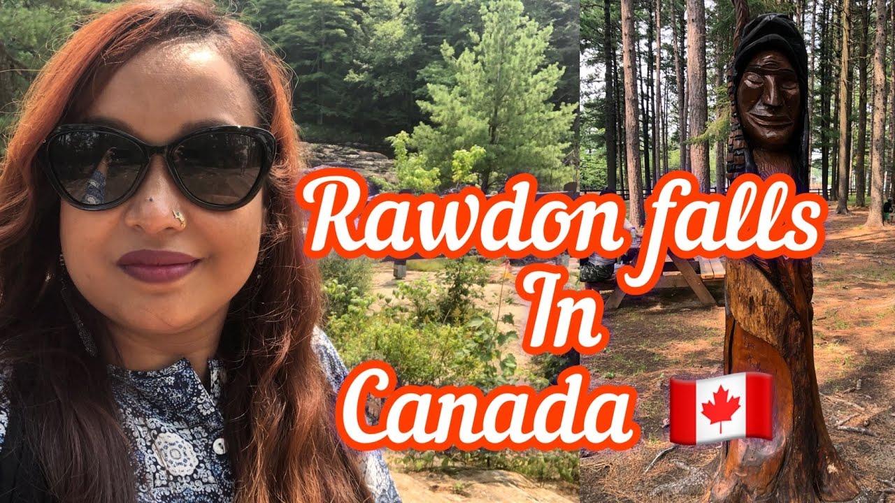 #Rawdon_falls_in_Canada_Parc_des_chutes_Dorwin#canada travel vlog ...