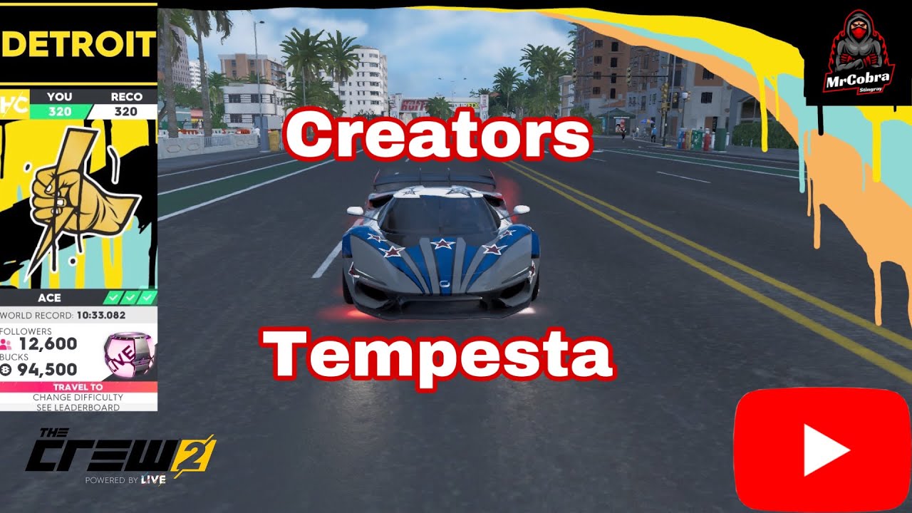 The Crew 2 (Detroit) (ACE Difficulty) With (Creators Tempesta) - YouTube