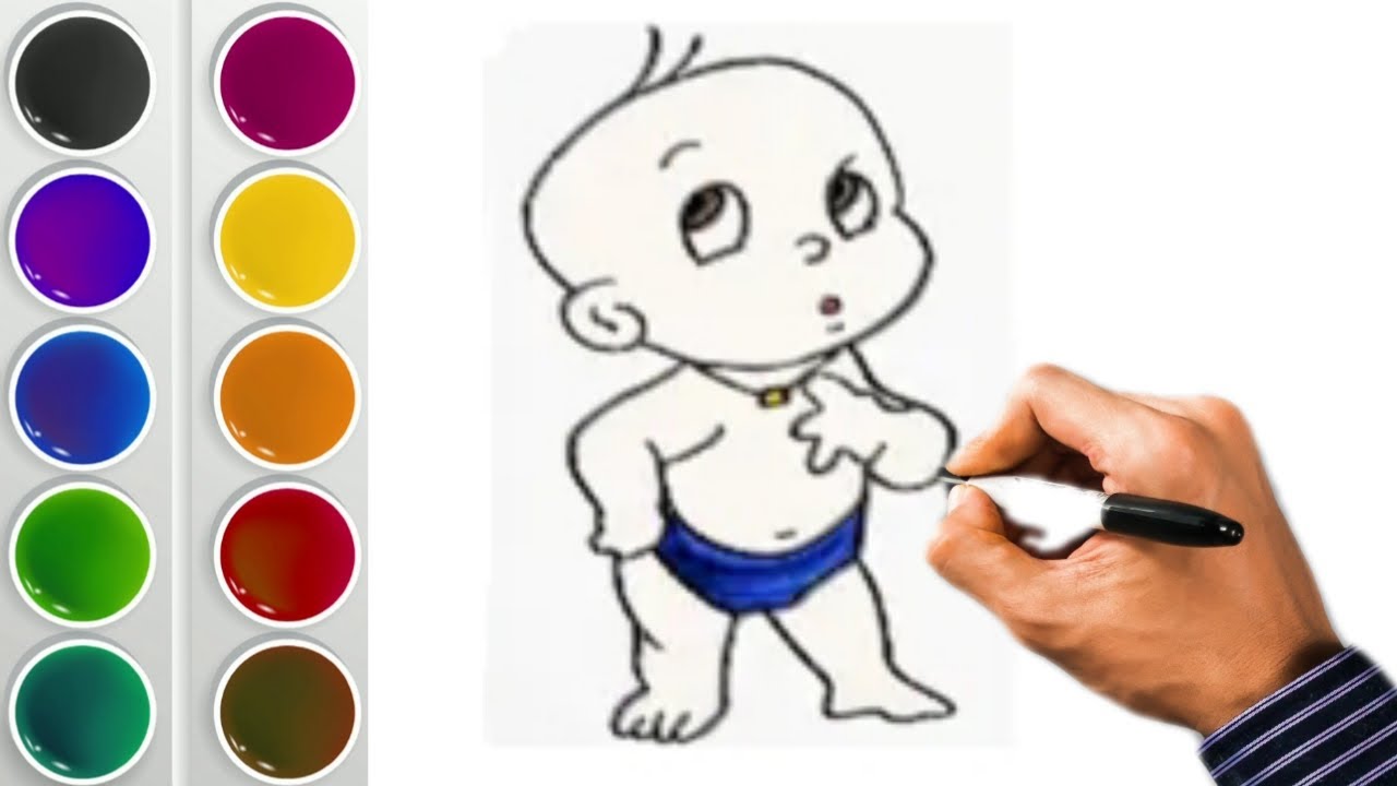 How to draw Raju in Chhota Bheem l step by step easy drawing l Drawing ...