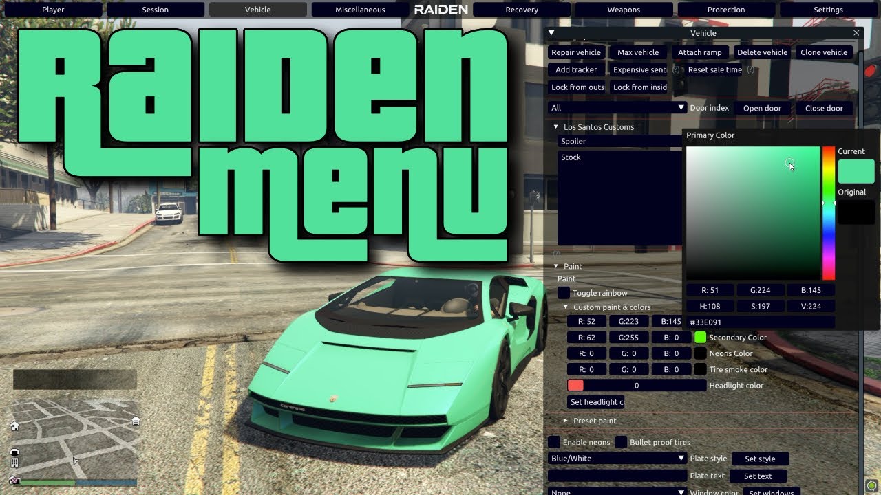 8$ Budget Mod Menu Raiden | 2 UI | Gta 5 Online 1.61 Undetected - YouTube