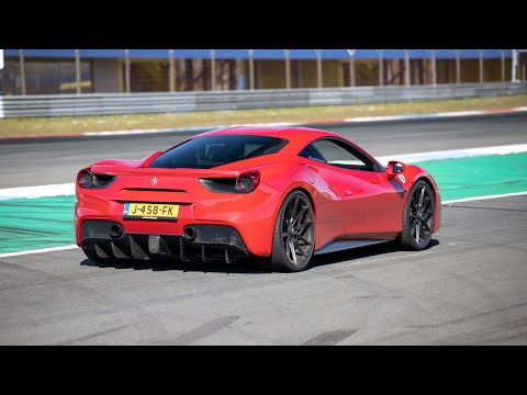 Ferrari 488 GTB with Novitec Exhaust - LOUD Revs & Accelerations !