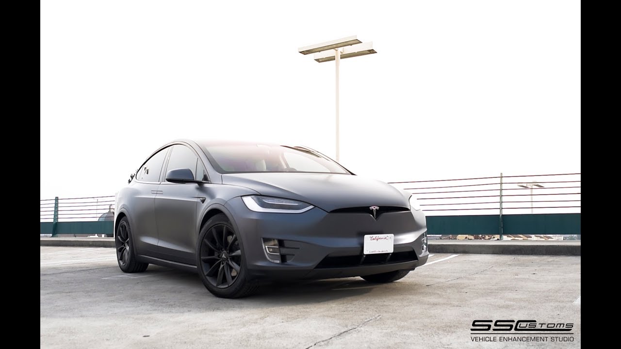 Tesla Model X | Paint Protection Film | [SS Customs] - YouTube
