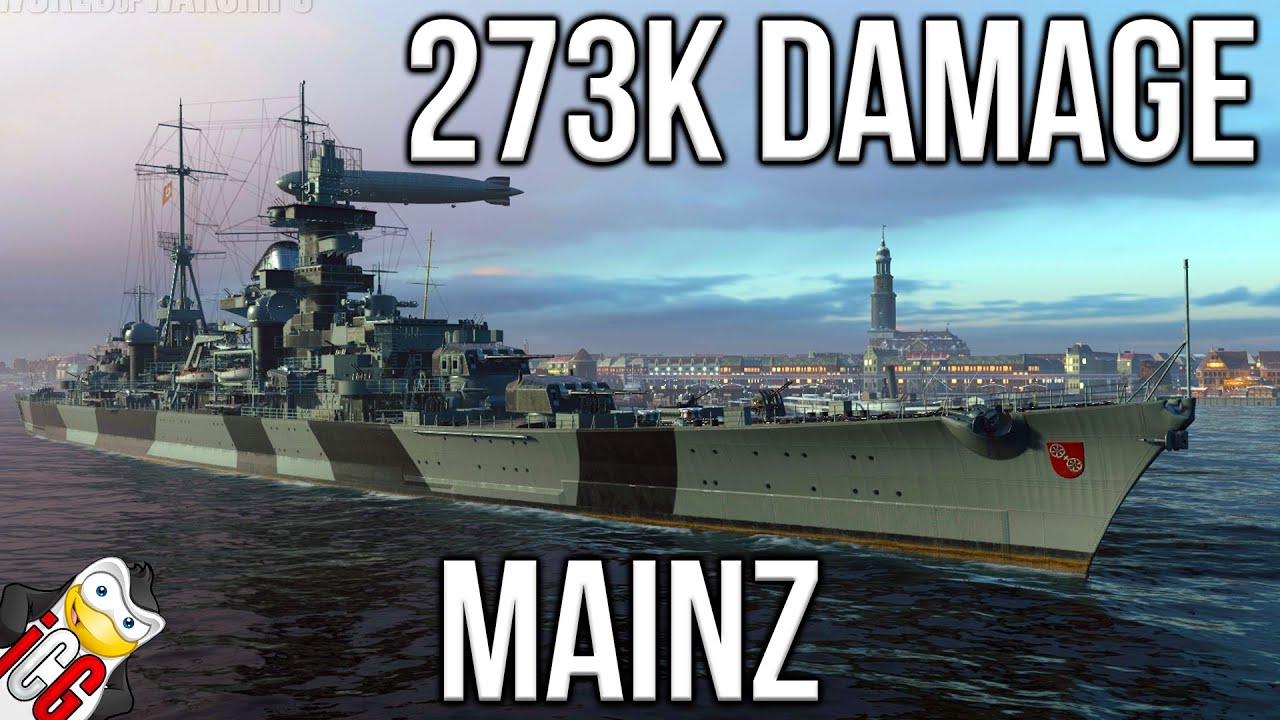 World of Warships - 273k Mainz Game with Analysis - YouTube