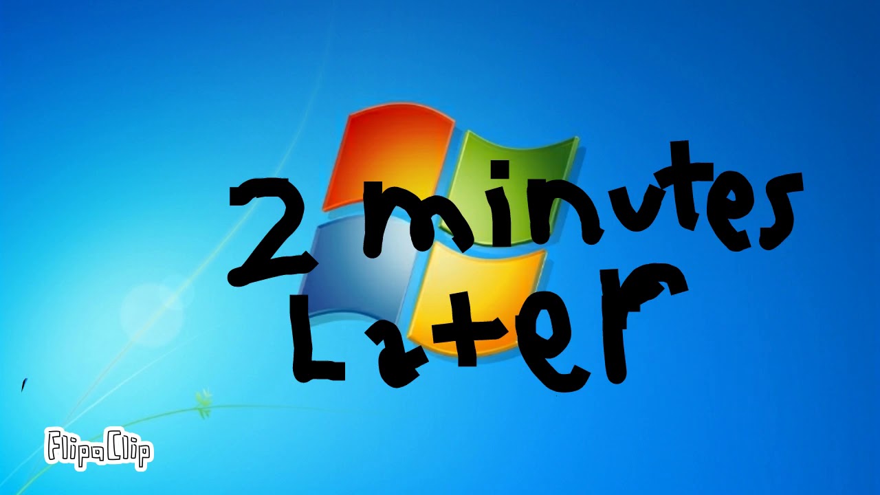Windows 7 dies part 1 - YouTube