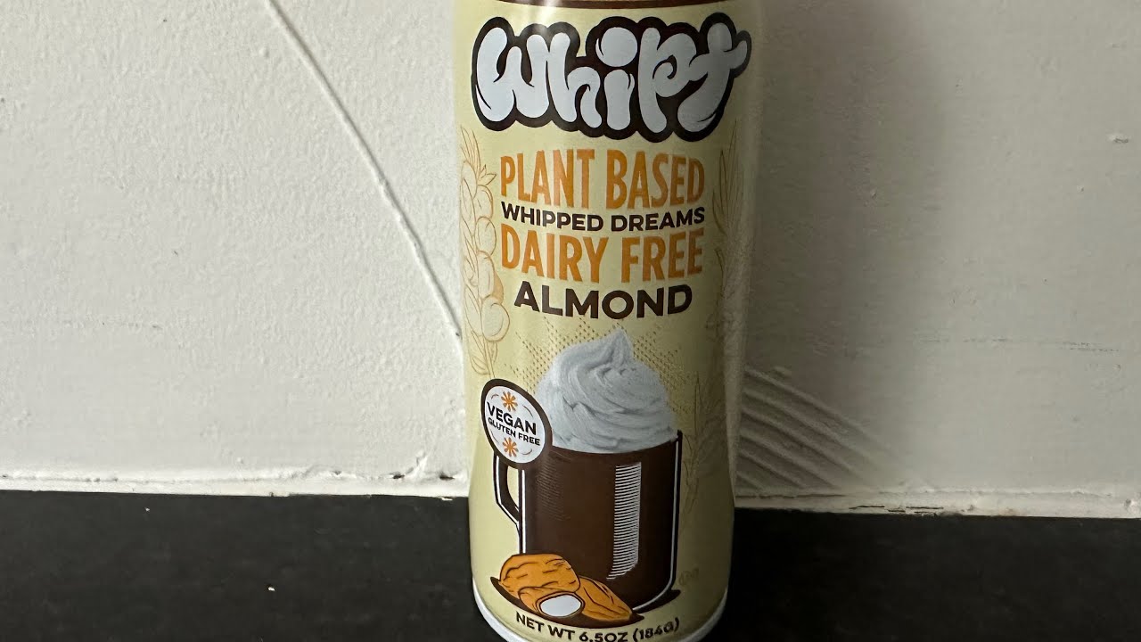 Whipt Plant Based Whip Cream Almond #veganfoodtastetest #whipt # ...