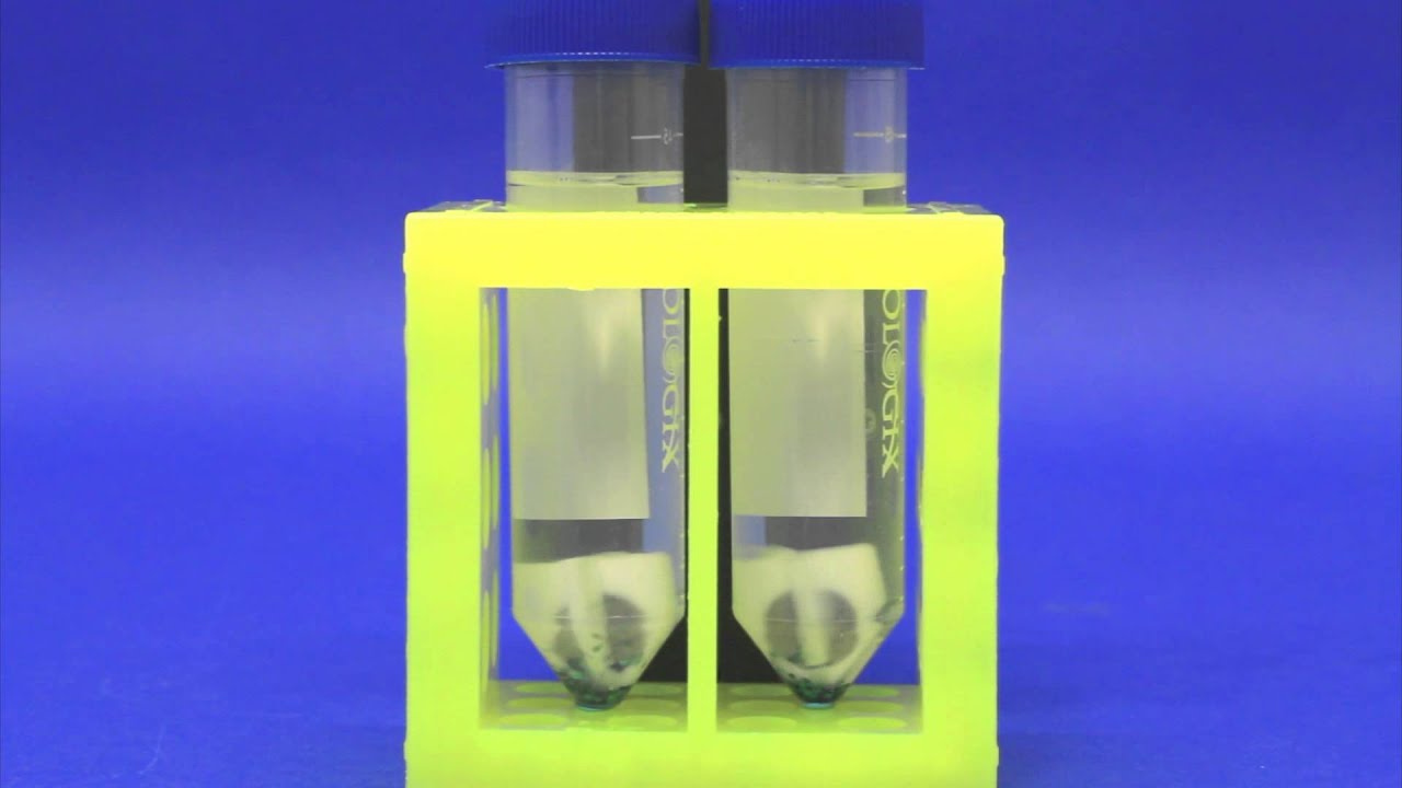 Stirring Cells or Particles in 50ml Tubes with New Stir Elements - YouTube
