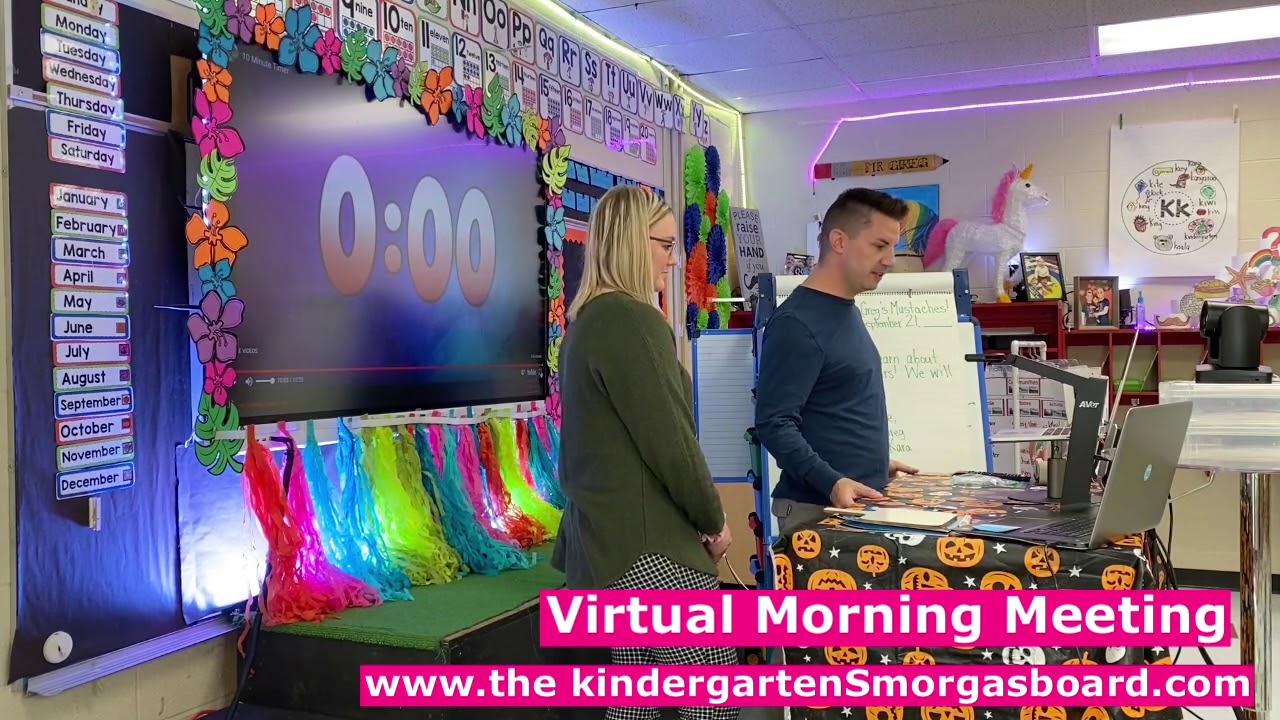 Virtual Morning Meeting “we are here greeting” - YouTube
