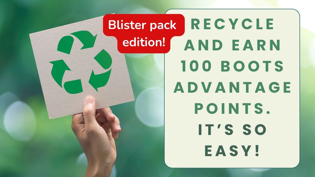 ♻️ Blister Packs - How to Recycle at Boots UK Easy, Eco Friendly Tips 🌍 ...
