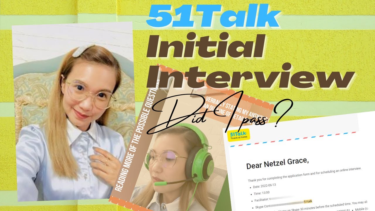 51Talk Journey - INITIAL INTERVIEW - YouTube