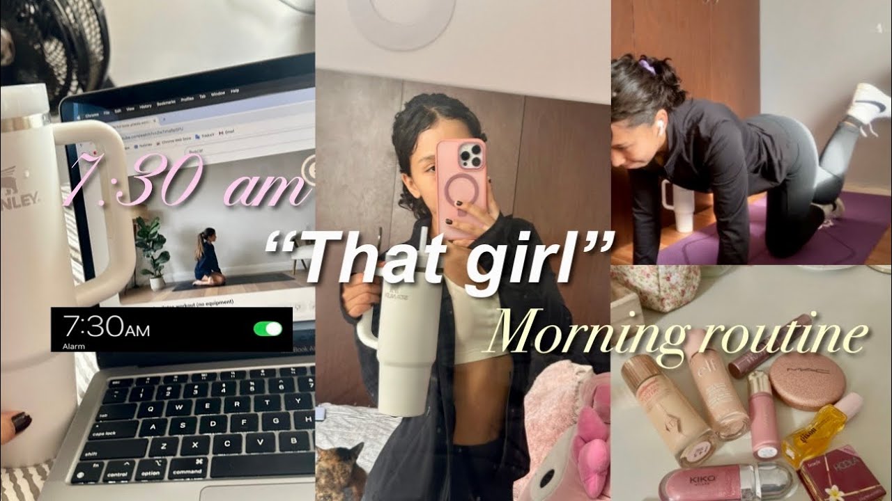 Probando la "THAT GIRL" 7am MORNING ROUTINE 🧘🏻‍♀️ - YouTube