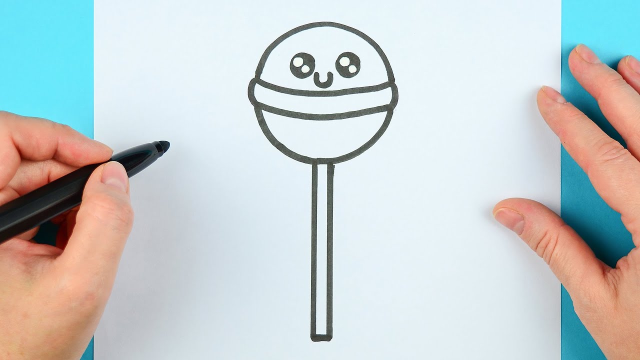 How to Draw Kawaii Chupa Chups | Drawing and Coloring Chupa Chups - YouTube