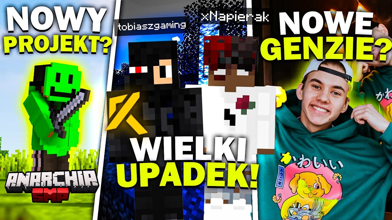 EKIPA RAPY UPADA (DZIWNE DZIECI W MINECRAFT, TOBIASZGAMING, SAGI, DEXSI ...