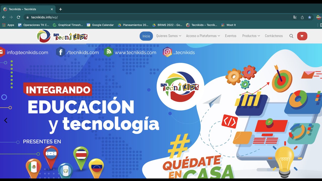 Acceso a Plataforma 4 0 de Tecnikids - YouTube