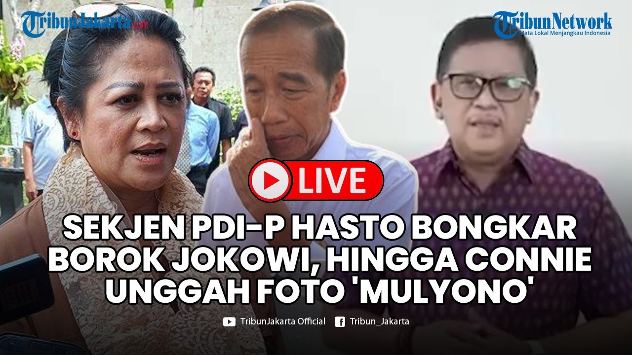 🔴LIVE: HASTO Mulai Bongkar 'Skandal dan Borok Jokowi', Connie Bakrie ...